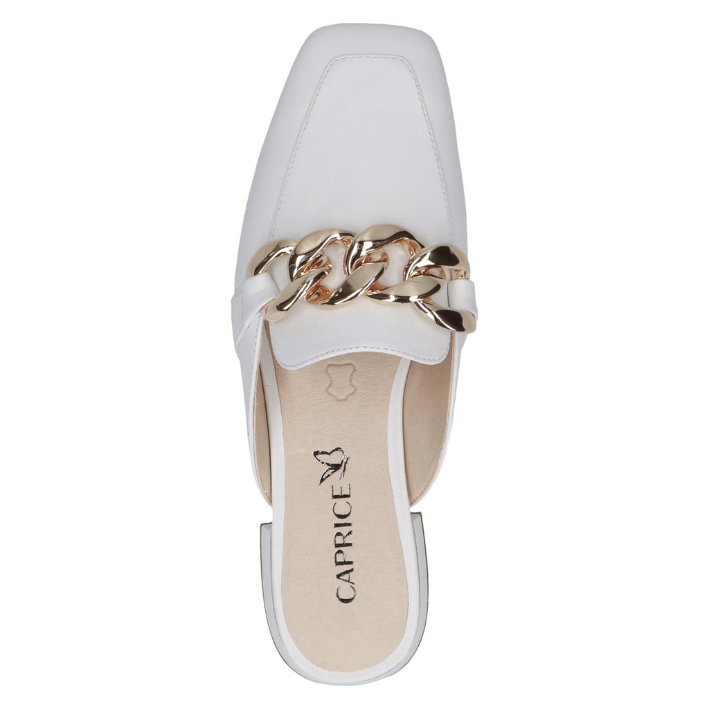 Caprice Ladies Chain Trim Backless Loafer – Hobson Shoes