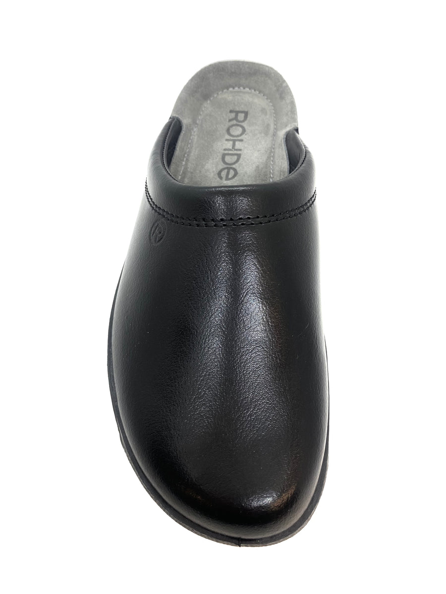 Rohde Men's Backless Leather House Shoe – Hobson Shoes