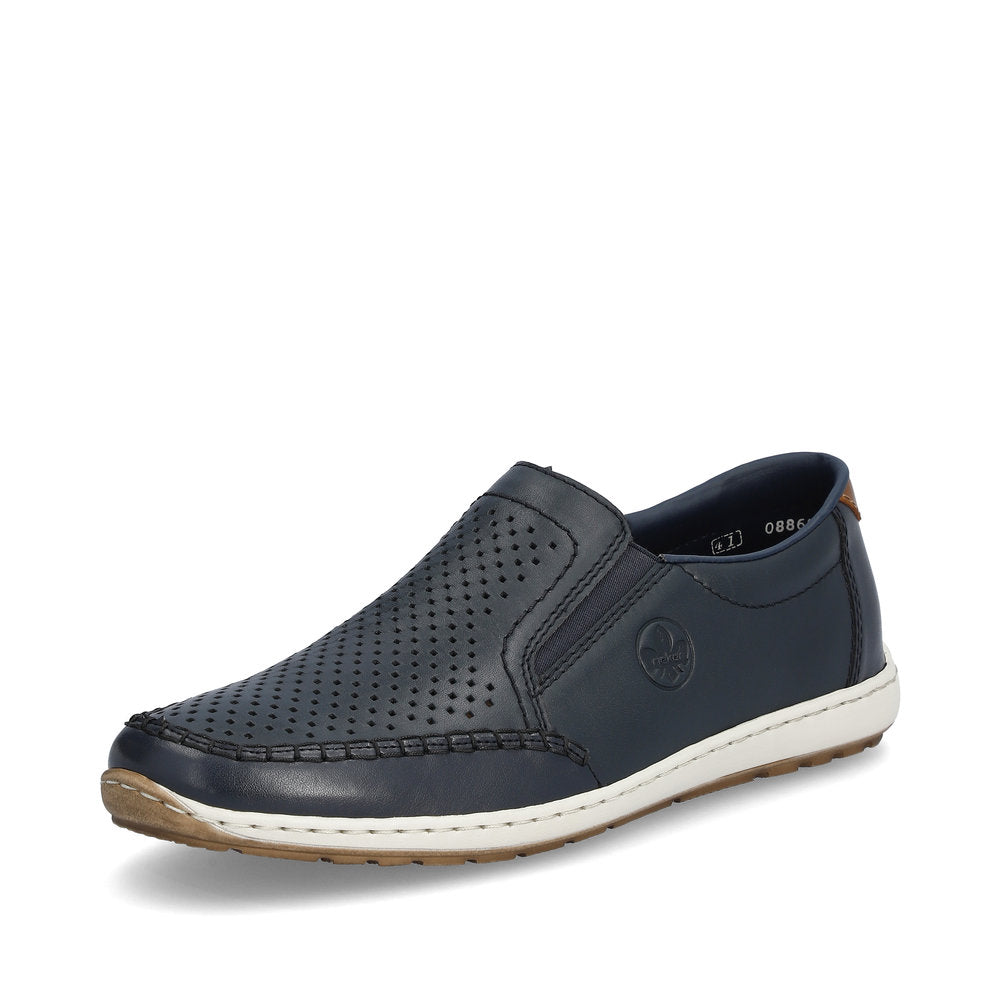 Rieker Men's Perforated Vamp Slip On Casual – Hobson Shoes