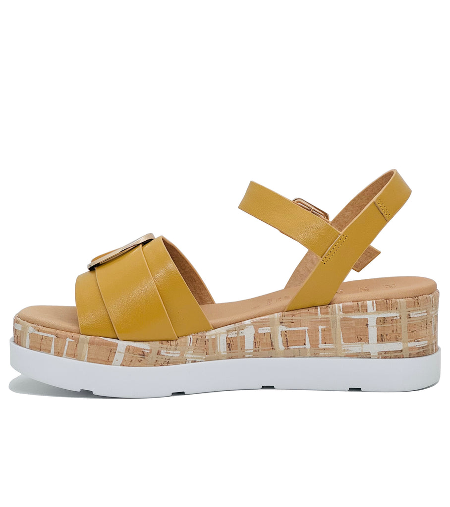 Repo Ladies Flatform Circle Trim Sandal – Hobson Shoes