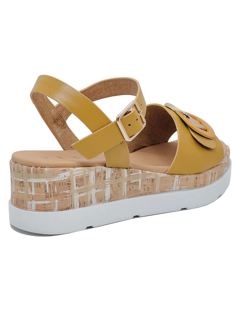 Repo Ladies Flatform Circle Trim Sandal – Hobson Shoes