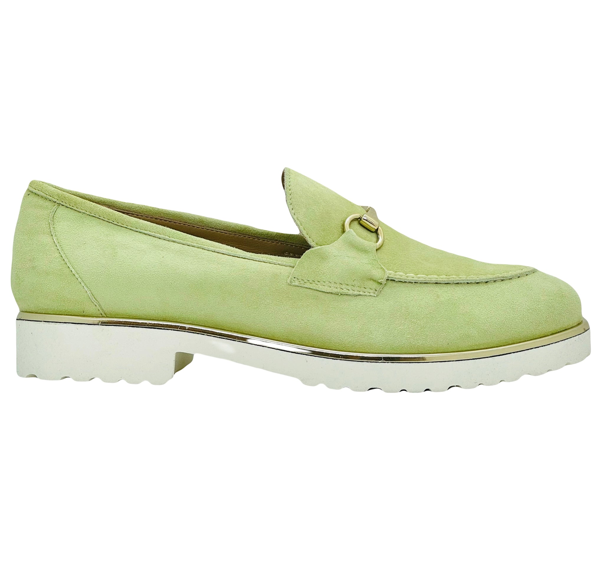 HB Ladies Suede Trim Moccasin – Hobson Shoes