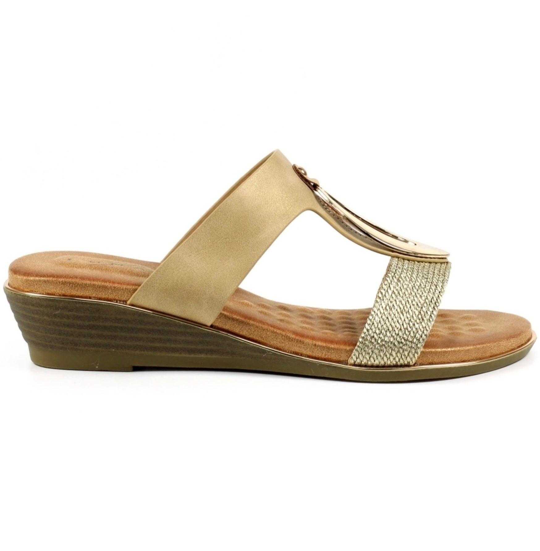 Lunar Porto Ladies Backless Wedge Sandal – Hobson Shoes