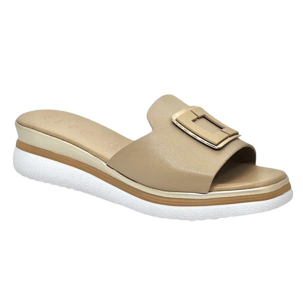 Repo Ladies Flatform Backless Sandal – Hobson Shoes