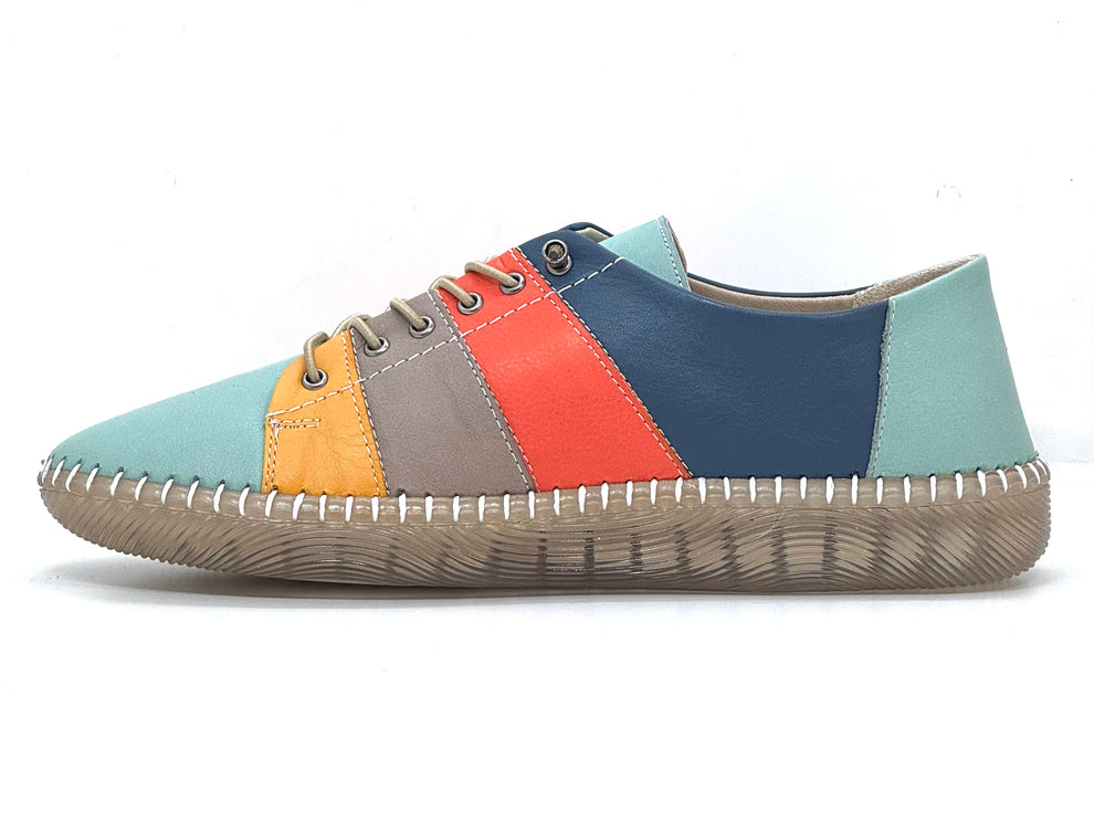 Modella Eve Ladies Multi Stripe Elastic Lace Shoe – Hobson Shoes