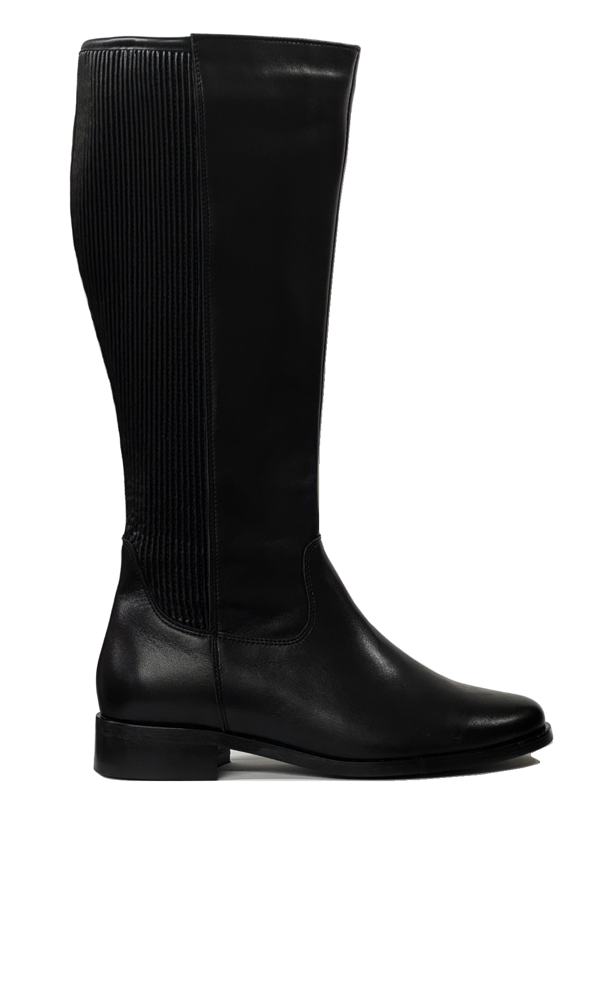 Bioeco Ladies Wide Leg Stretch Back Flat Heel Boot – Hobson Shoes